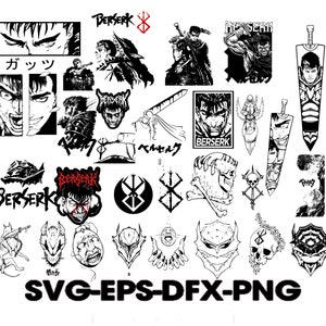 Berserk Svg Png Dfx Eps Anime Svg Dfx Eps Png Berserk Anime Png Guts ...
