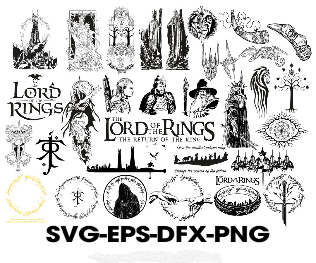 Señor de los Anillos Svg, LOTR, Legolas, Mago Svg, Mordor Svg, LOTR ...