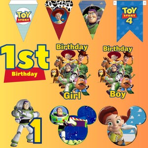 1200 PNG + 350 SVG |toy Story Clipart Bundle, Alphabet & Numbers ...