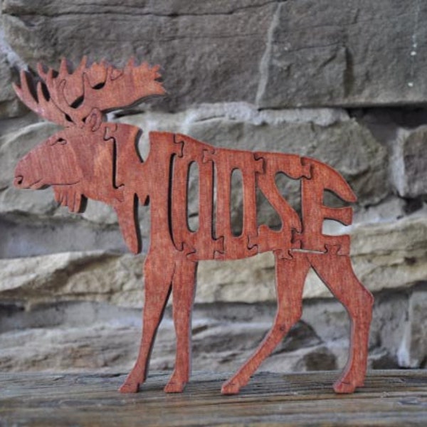 Moose Puzzle - Etsy