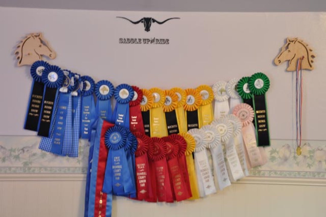 Dog Show Ribbon Display Wood Wall Hanging Any Breed - Etsy