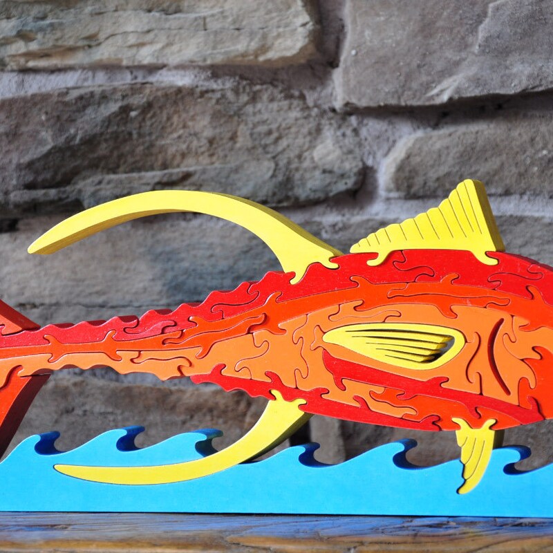 Wood Fish Puzzle - Etsy