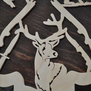 Hunter's Hunting Gun Cross Scrolled Wooden Cross Wall Hanging - Etsy