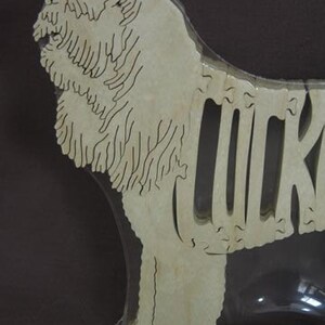 Cockapoo Dog Puzzle Wooden Toy Hand Cut Figurine Art - Etsy