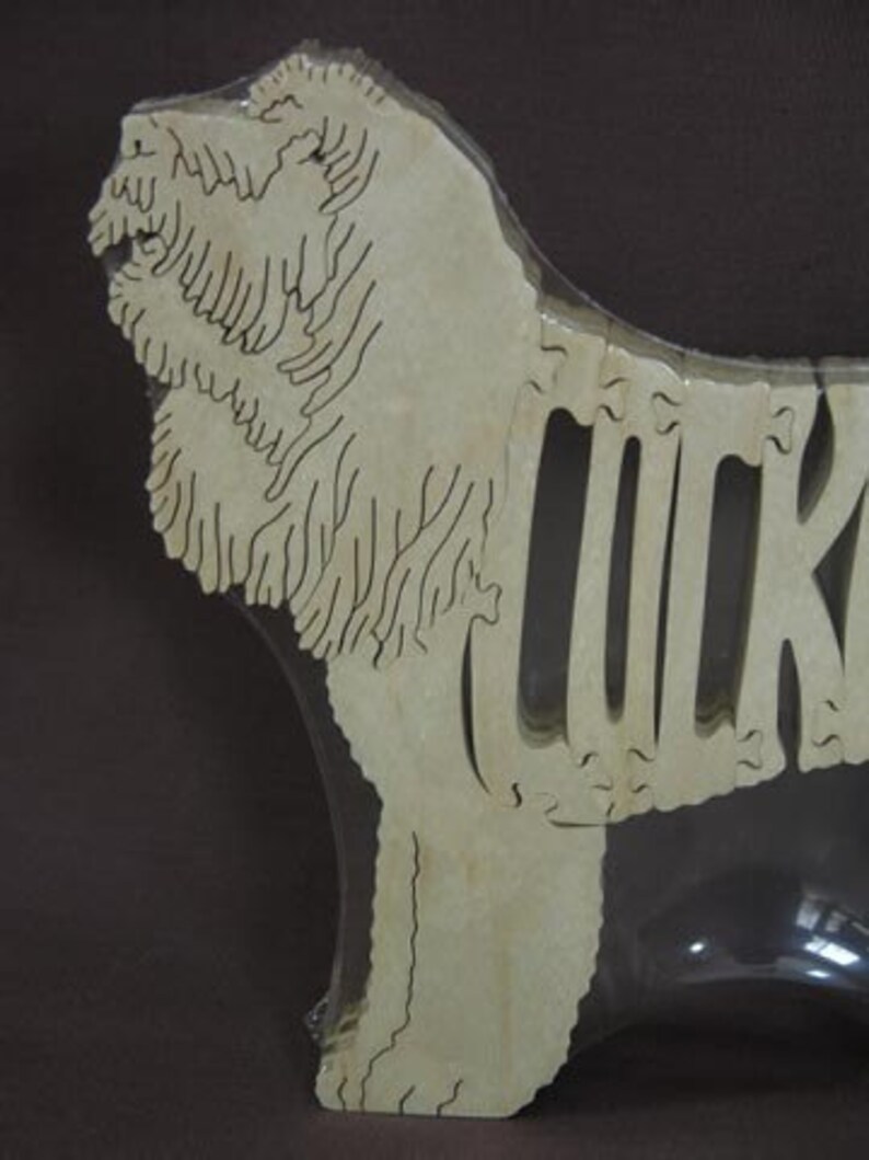 Cockapoo Dog Puzzle Wooden Toy Hand Cut Figurine Art - Etsy