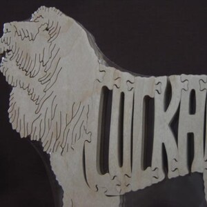Cockapoo Dog Puzzle Wooden Toy Hand Cut Figurine Art - Etsy