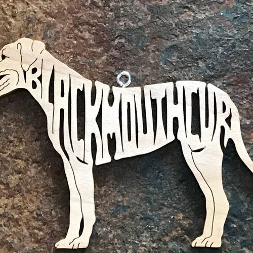Black Mouth Cur Svg Silhouette Cut Out File Clipart Dog | Etsy