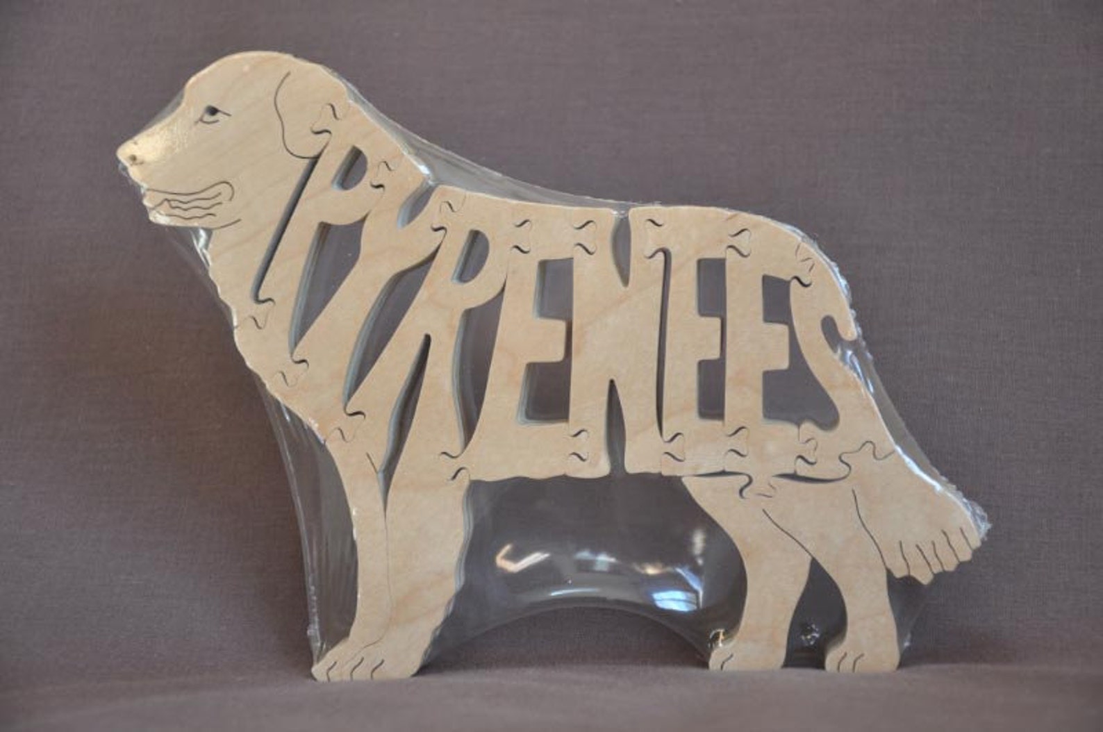 Great Pyrenees Mountain Dog Puzzle Wooden Toy Hand Cut Figurine Art - Etsy