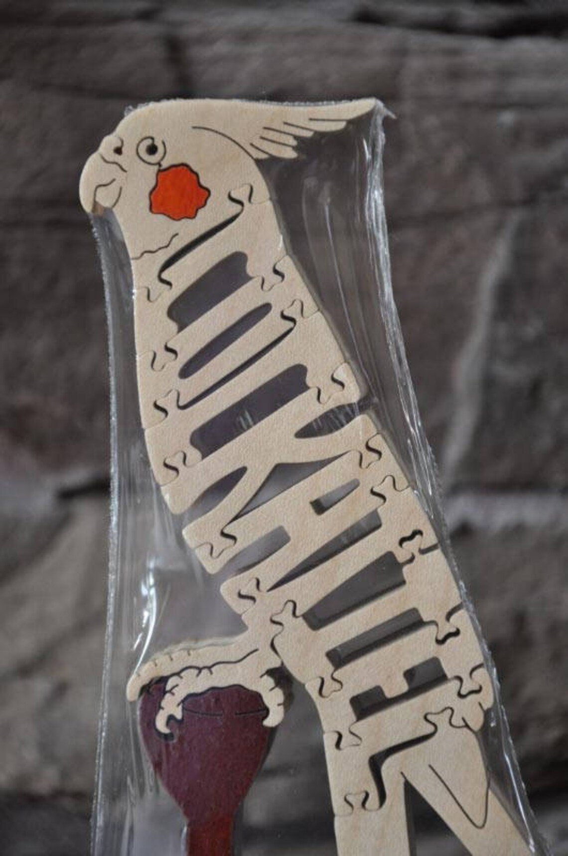 Cockatiel Bird Animal Puzzle Wooden Toy Hand Cut Figurine Art - Etsy