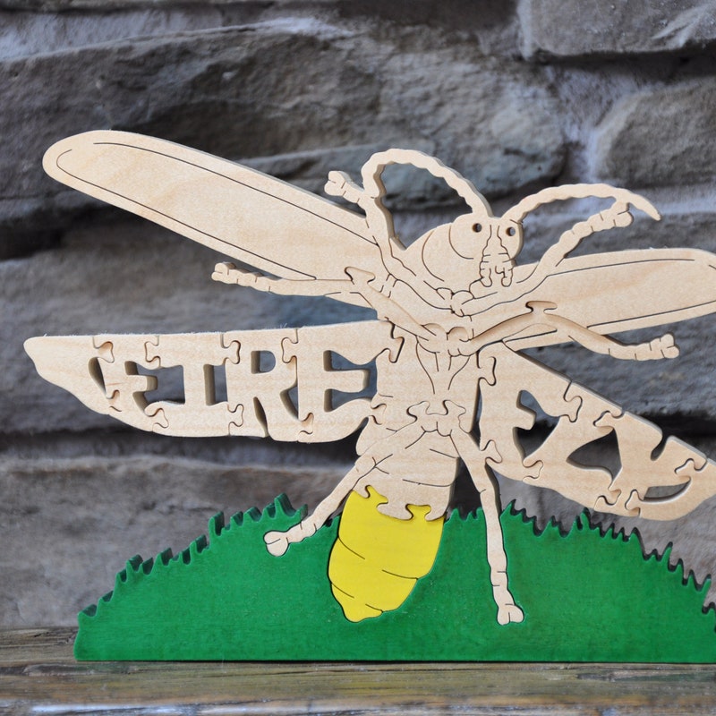Wooden Bug Puzzles - Etsy