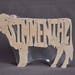 Simmental Cow or Bull Cattle Puzzle Wooden Toy Hand Cut Farm - Etsy