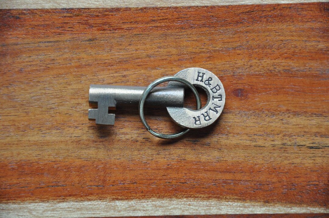 Old Railroad Brass Barrel Switch KEY Vintage H & BTM RR Huntington ...