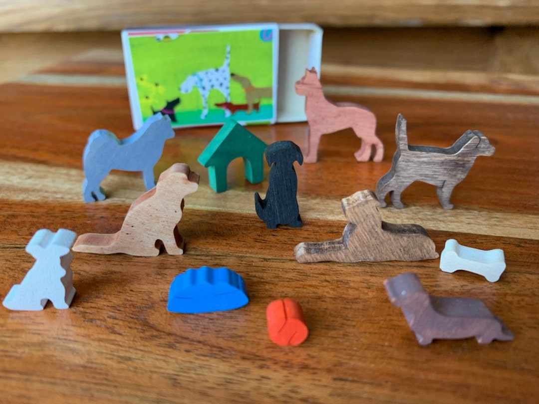 Adorable Miniature Dog Puppy Animal Wood Match Box Set Matchbox - Etsy