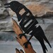 Black Crow Bird Animal Puzzle Wooden Toy Hand Cut Figurine Art - Etsy