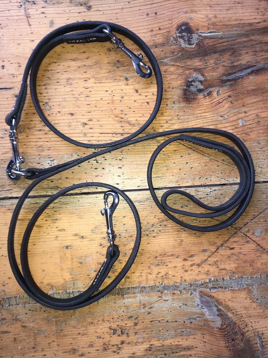 Custom Made 5 by 1/2 Leather Dog Two Way Split Lead Choice of Colors - Etsy