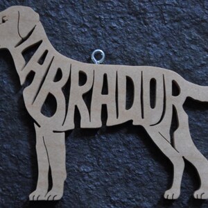 Lab Labrador Dog Decoration Ornament Wood Cut Out - Etsy