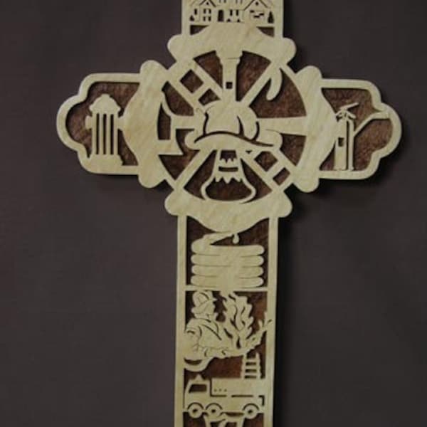 Fireman Cross - Etsy