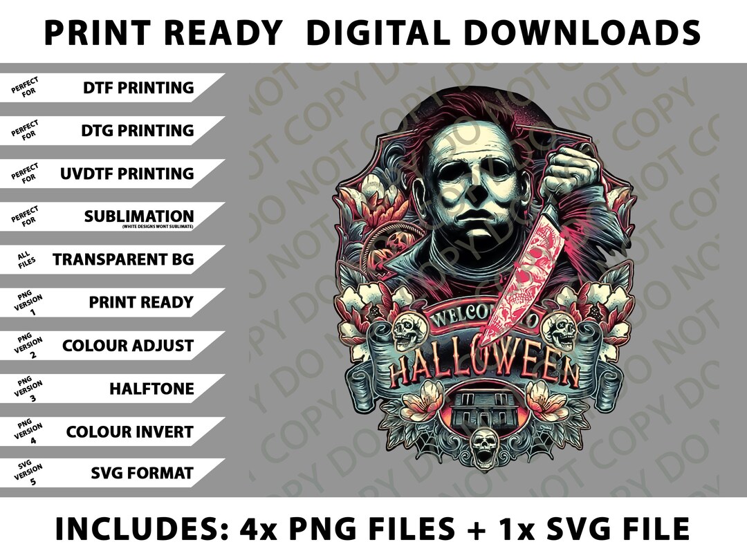 Halloween Movie, Michael Myers, Slasher 80s Movie, PNG Bundle Png ...