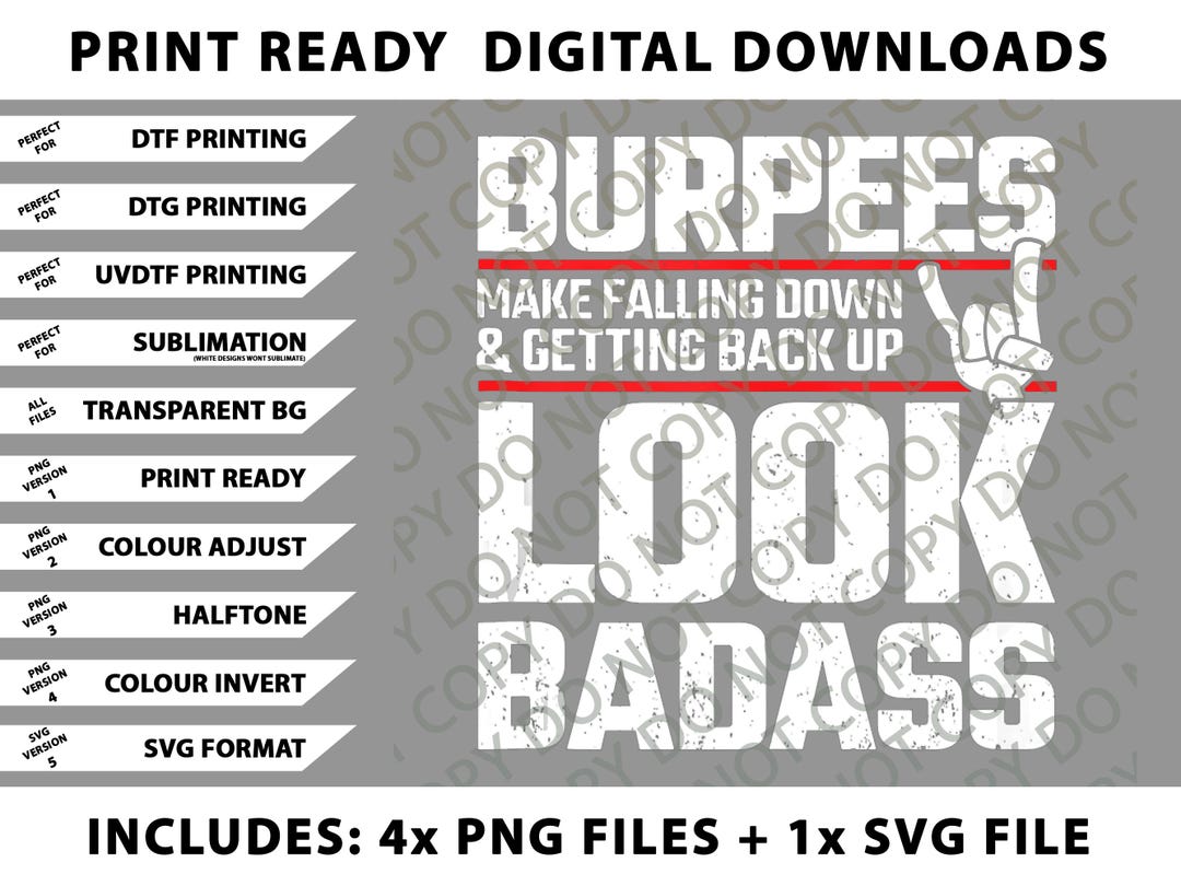 Burpees Meme - Fitness Quote - Exercise Joke - Funny Workout Png Bundle ...