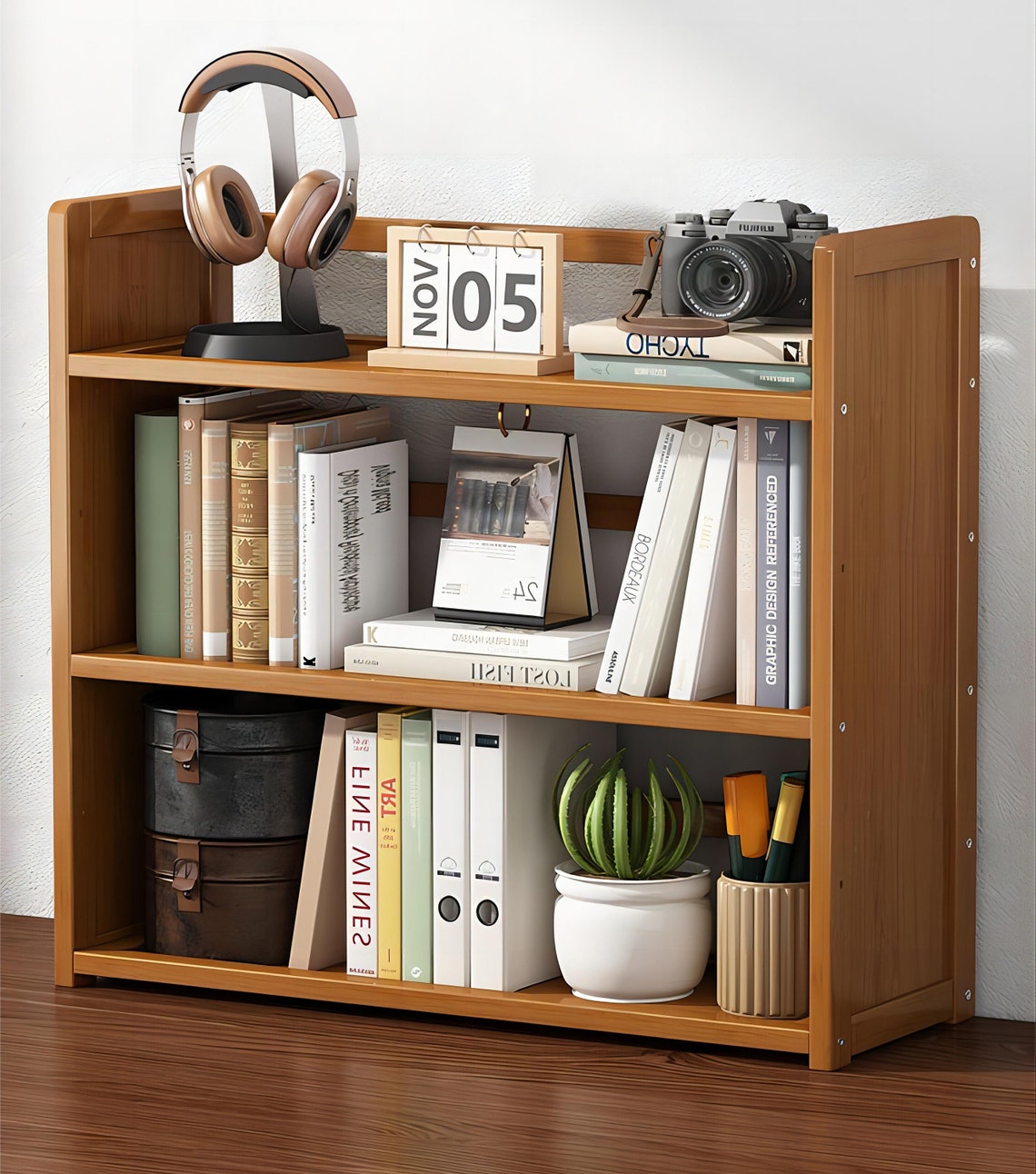 Handcrafted Solid Wood Bookshelf Versatile and Durable Shelving - Etsy