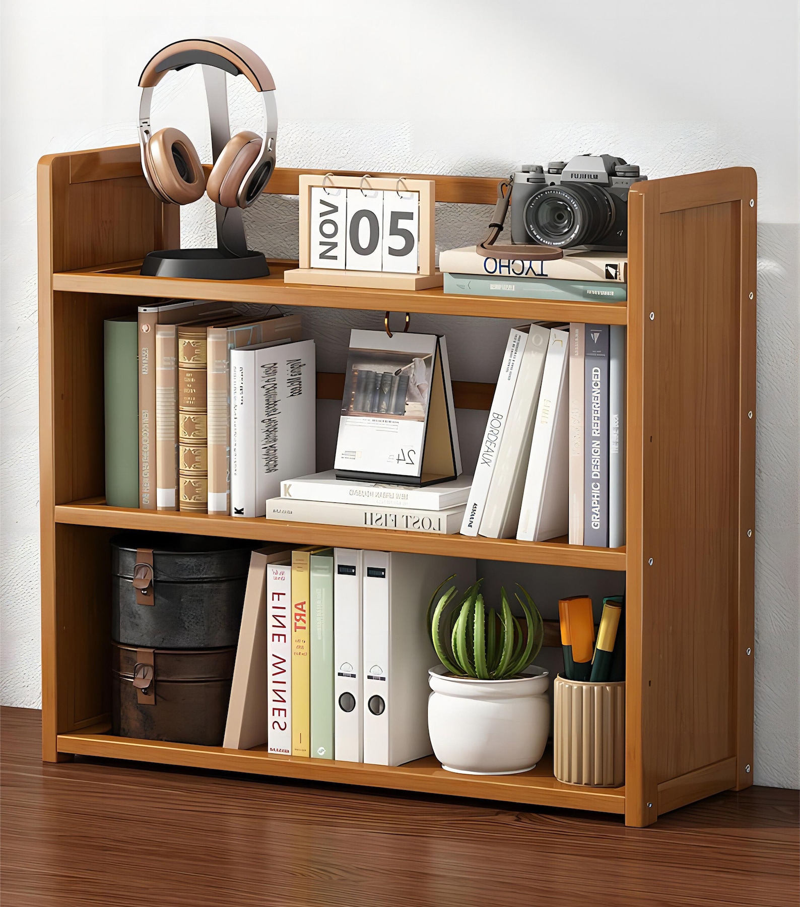 Handcrafted Solid Wood Bookshelf Versatile and Durable Shelving - Etsy