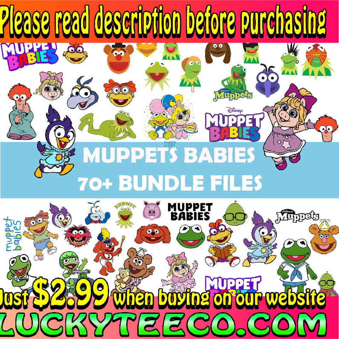 70 Muppets Svg Bundle, Muppets Babies SVG Cut Files for Cricut ...