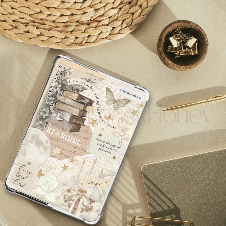 Neutral Stargirl ~ Kindle Printable | Clear Case Insert | Kindle ...