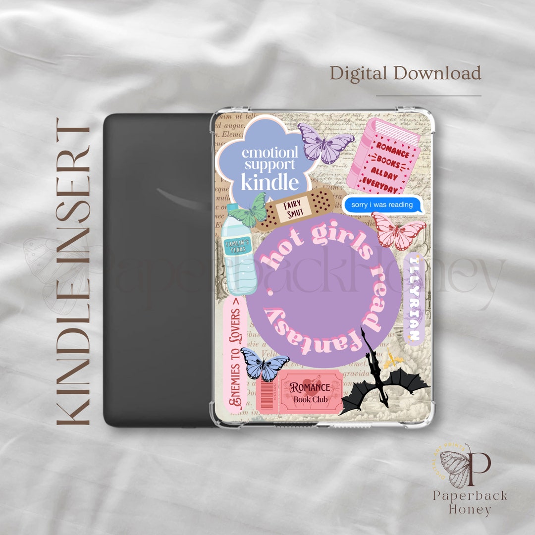 Hot Girls Read Fantasy ~ | Kindle Printable | Clear Case Insert ...
