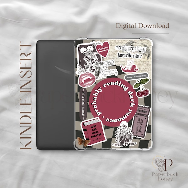 Kindle Printable Insert Dark Romance - Etsy