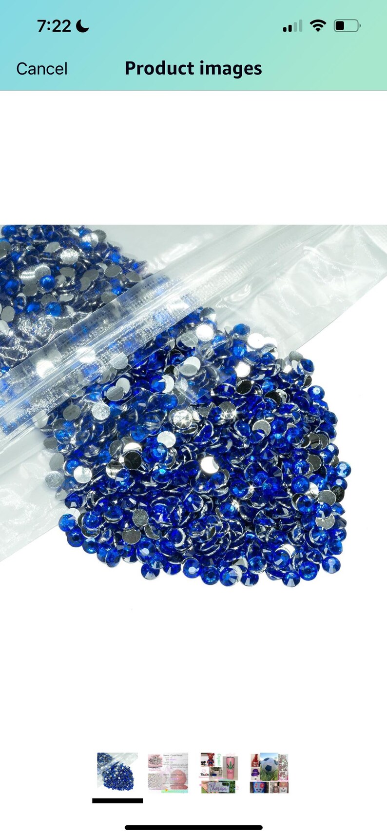 Cheetah Rhinestone Canvas Art Kit - Etsy