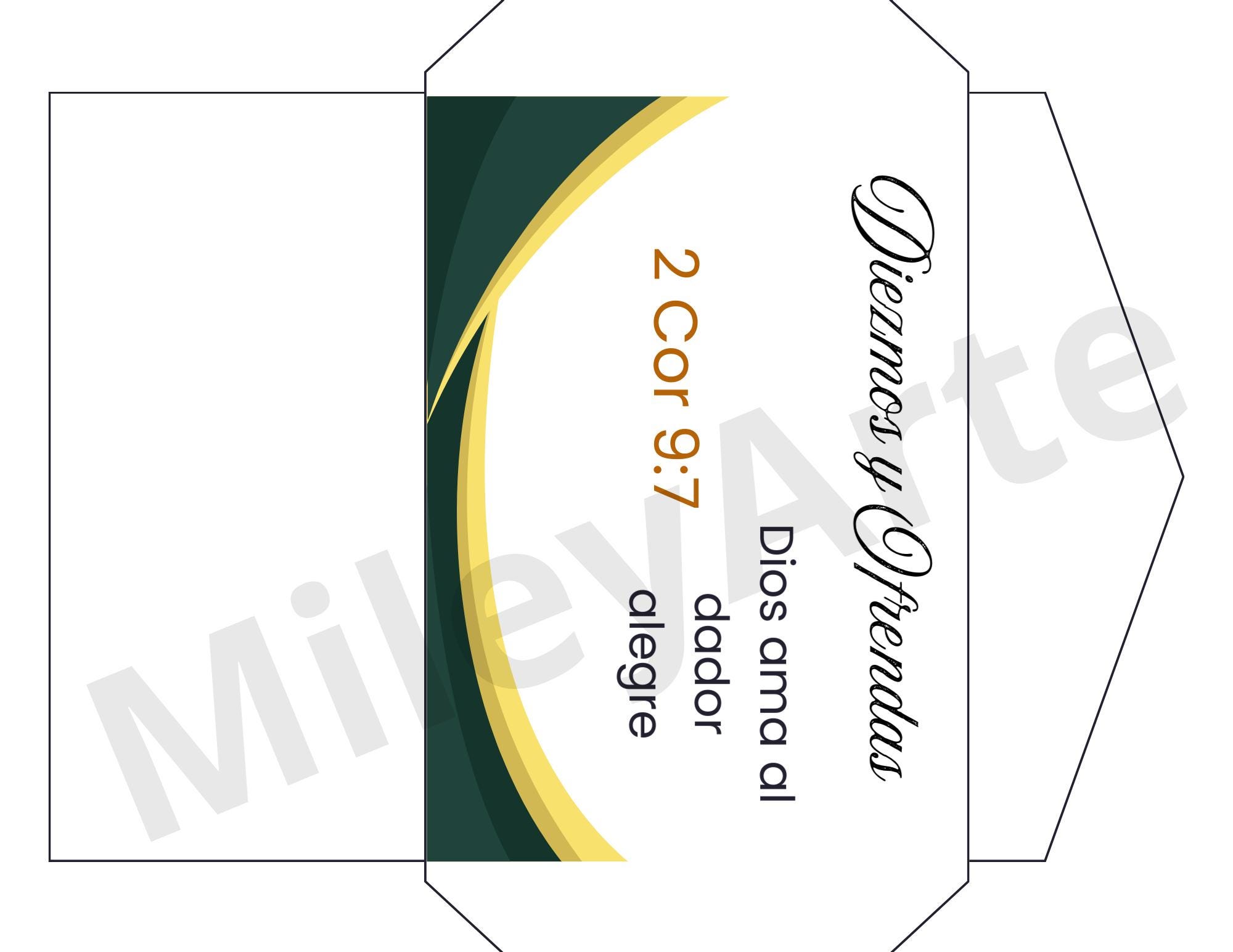 Printable Tithe and Offering Envelope Templates for the Church - Etsy