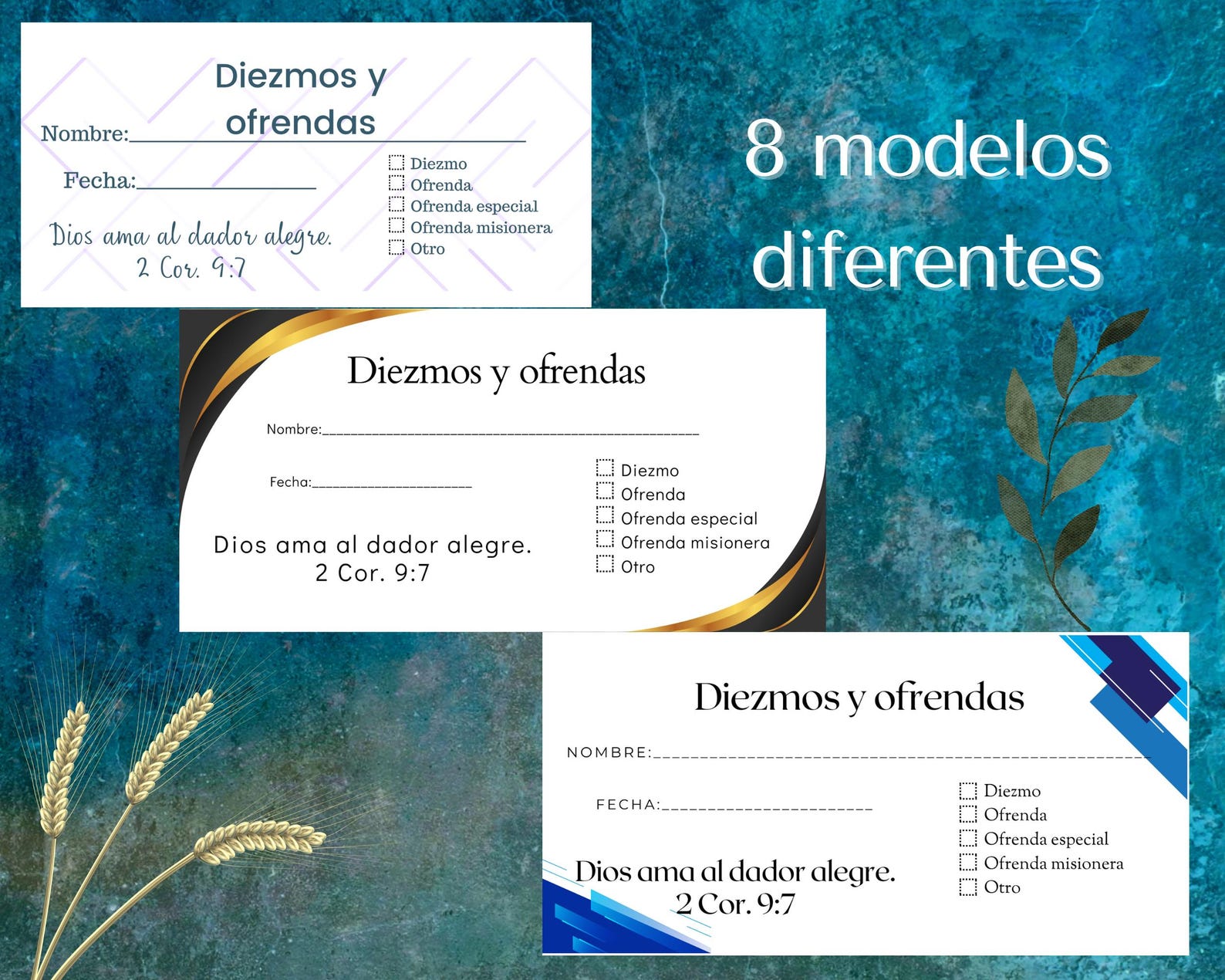 Printable Tithe and Offering Envelopes for the Church - Etsy