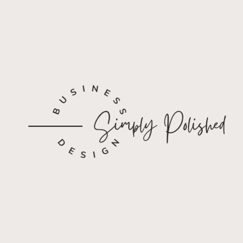 Minimalist/neutral Logo - Etsy