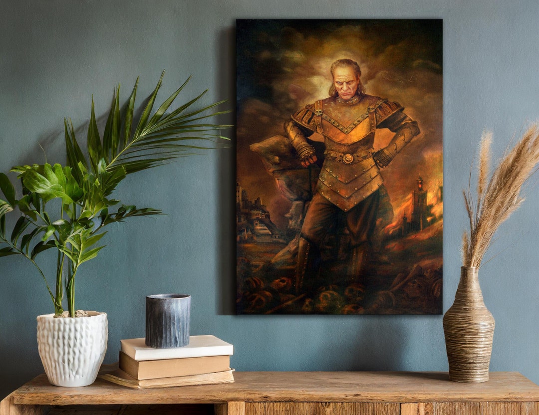 Vigo the Cruel From Ghostbusters II Painting Replica Canvas, Vigo the ...