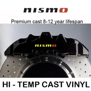 Set of 6 Hi Temp Brake Caliper Decal Stickers for Nismo - Etsy