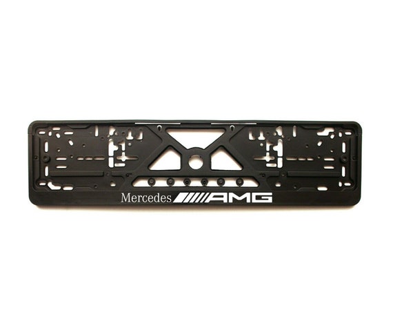 European License Number Plate Frame Holder Surround for Mercedes AMG Etsy