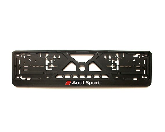 Audi reg plate holder store