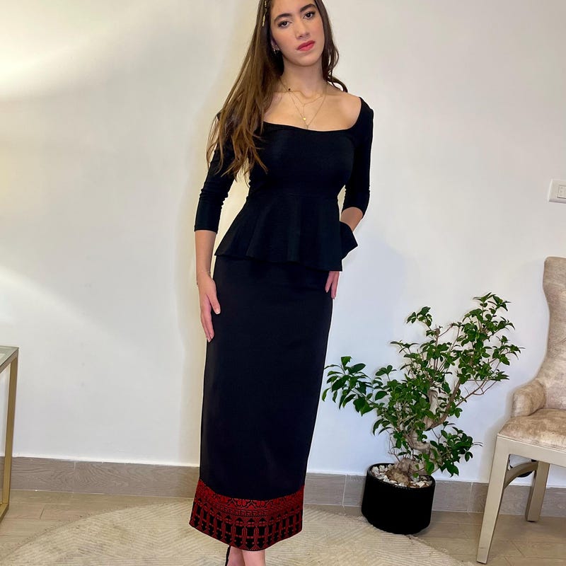 Palestinian Henna Dress - Etsy