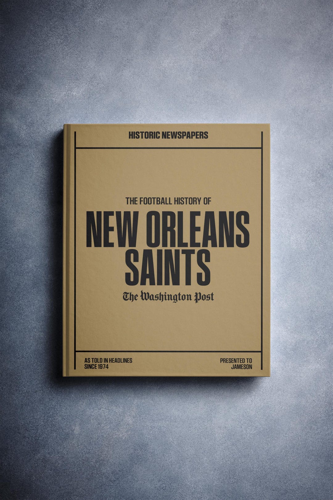 New Orleans Saints Gift - Pro Football History in Newspaper Headlines ...