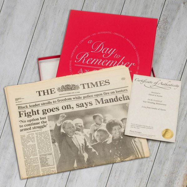 Birthday Newspaper - Etsy
