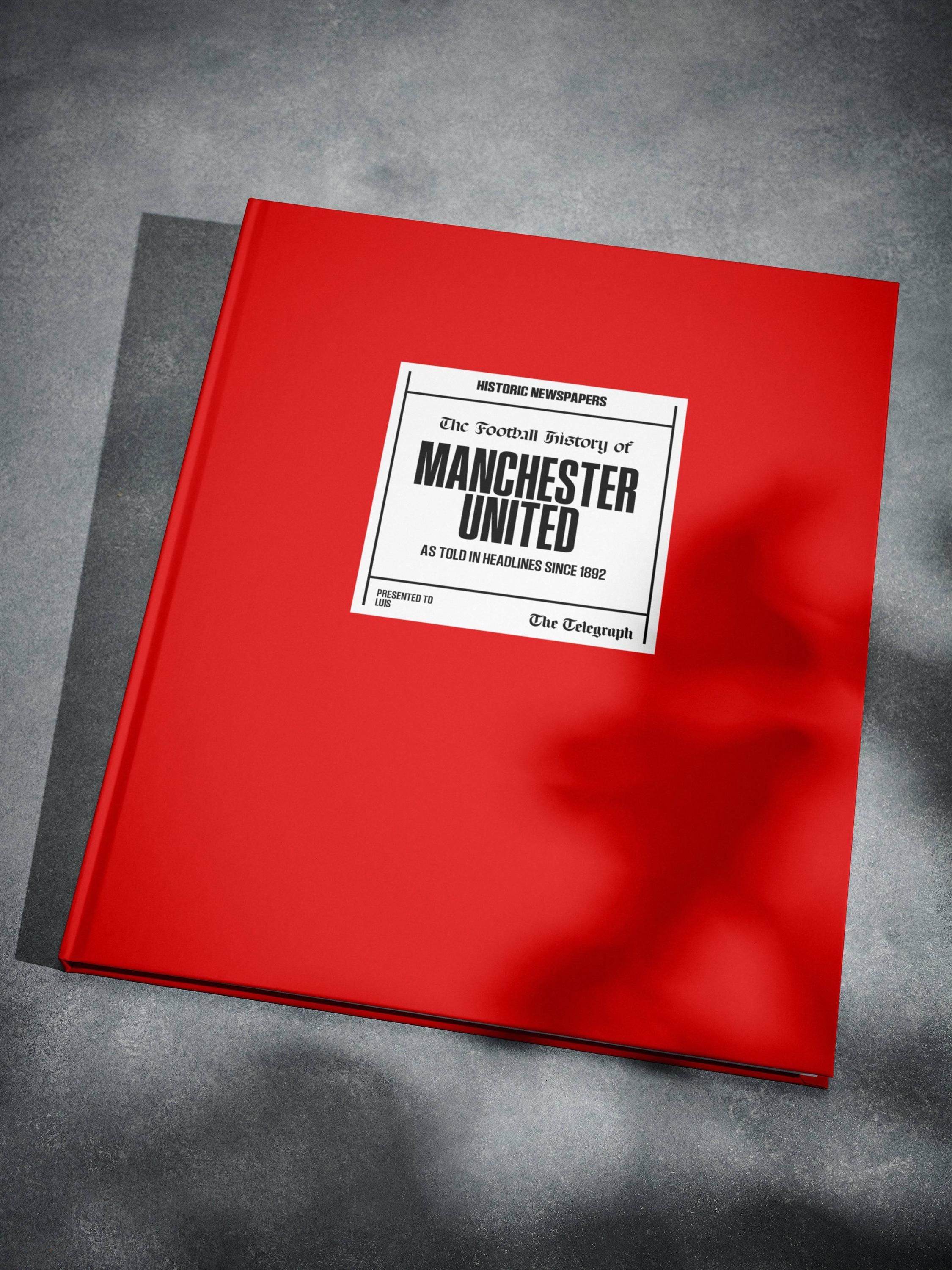 Manchester United Football Gift -old Trafford MANU History in Telegraph ...