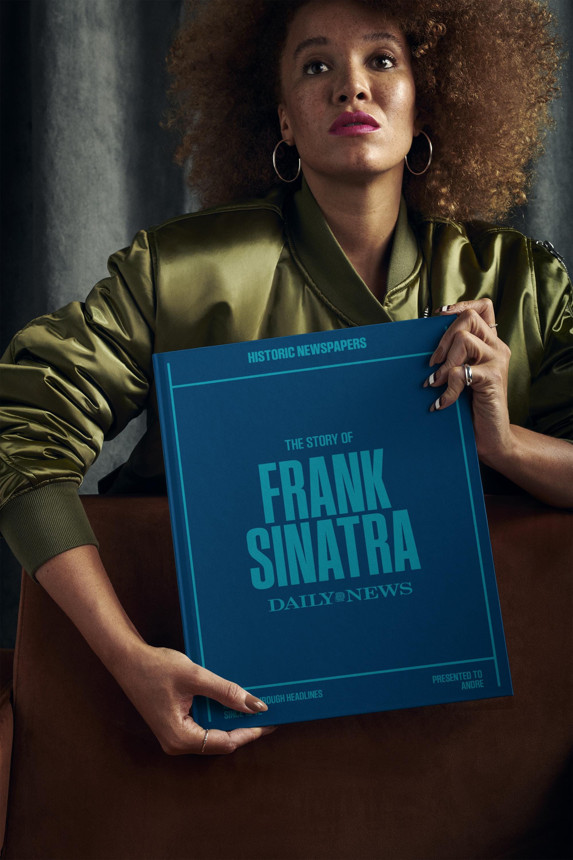 Frank Sinatra | Personalised Music History Book | Music Fan Gift | News ...