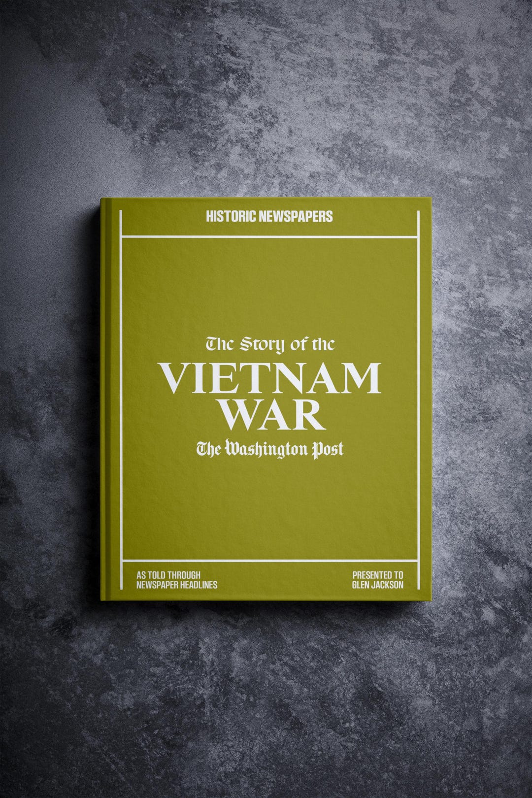 The Vietnam War Personalized Book | Military History Memorabilia | News ...