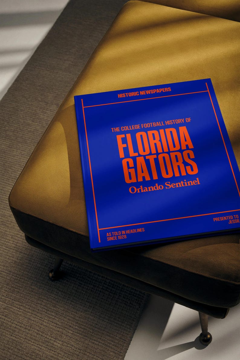 Florida Gators Gift - NCAA College Football History Newspaper Headlines ...