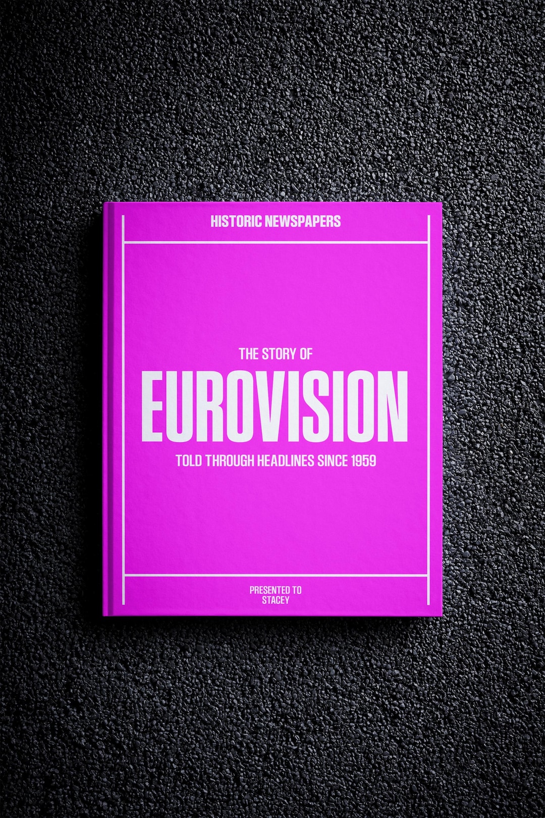 Eurovision | Personalised Music History Book | Music Fan Gift | News ...