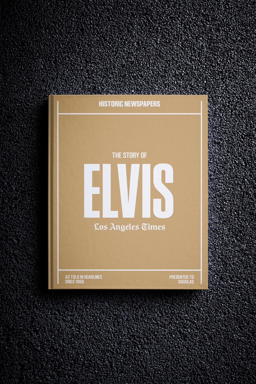 Elvis Presley | Personalised Music History Book | Music Fan Gift | News ...