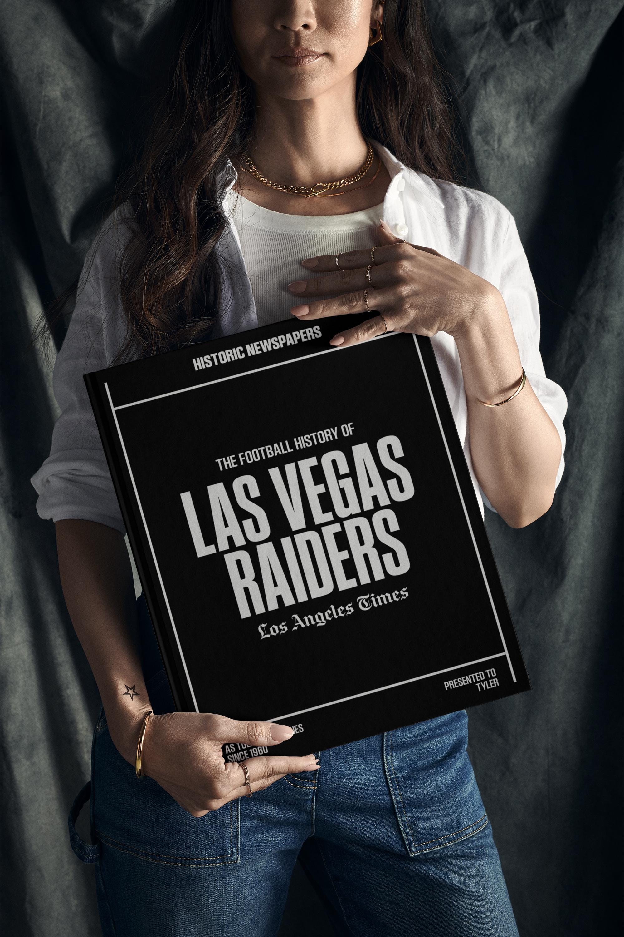 Las Vegas Raiders Gift - Pro Football History in Newspaper Headlines ...