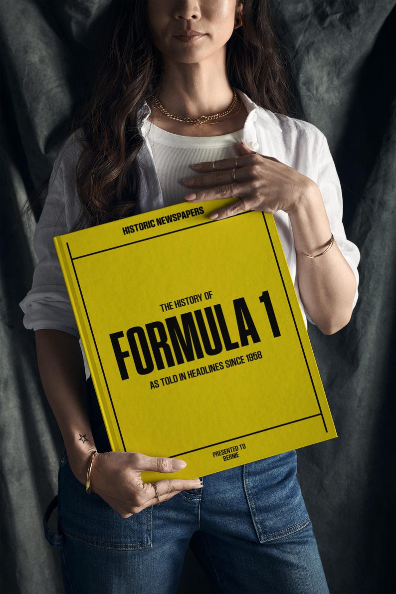 Formula One Gift - F1 History in Newspaper Headlines Book ...