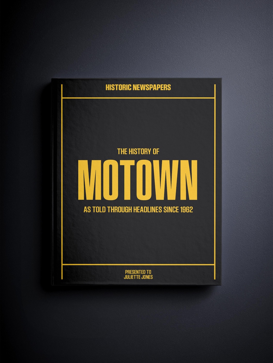 Motown Music | Personalised Music History Book | Motown Fan Gift | News ...
