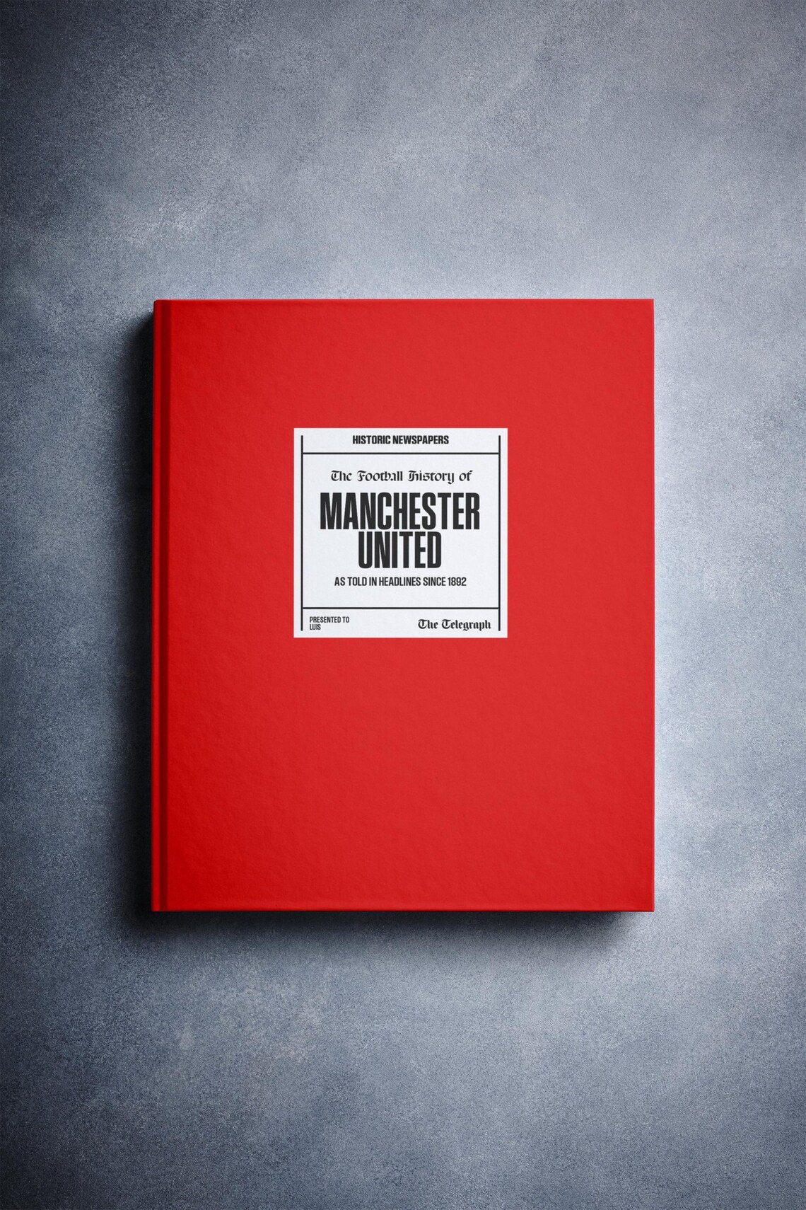 Manchester United Football Gift -old Trafford MANU History in Telegraph ...